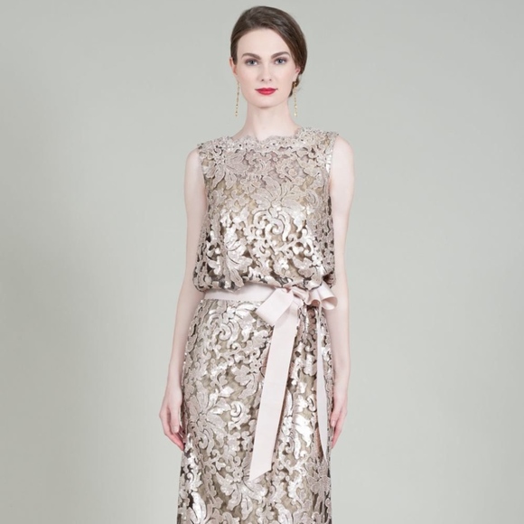 Tadashi Shoji Sleeveless Gown | Dresses | Tadashi Shoji Evening Gown ...